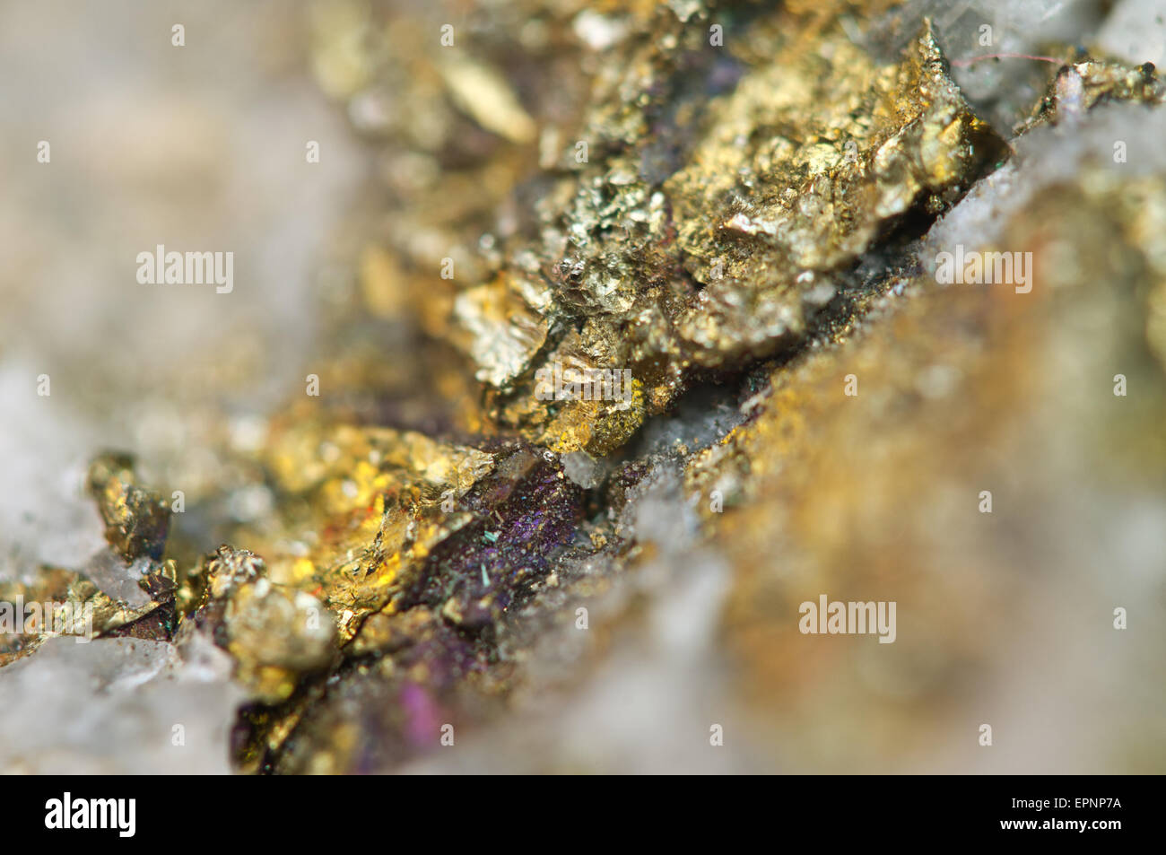 Chalcopyrite, It has the chemical formula (CuFeS2). Copper iron sulfide ...