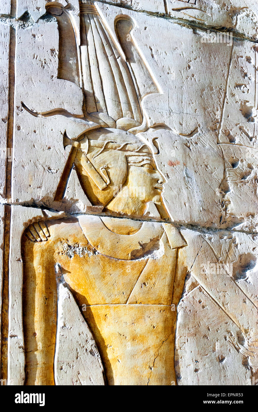 Hieroglyphic symbols at the Mortuary temple of queen Hatshepsut - Deir ...