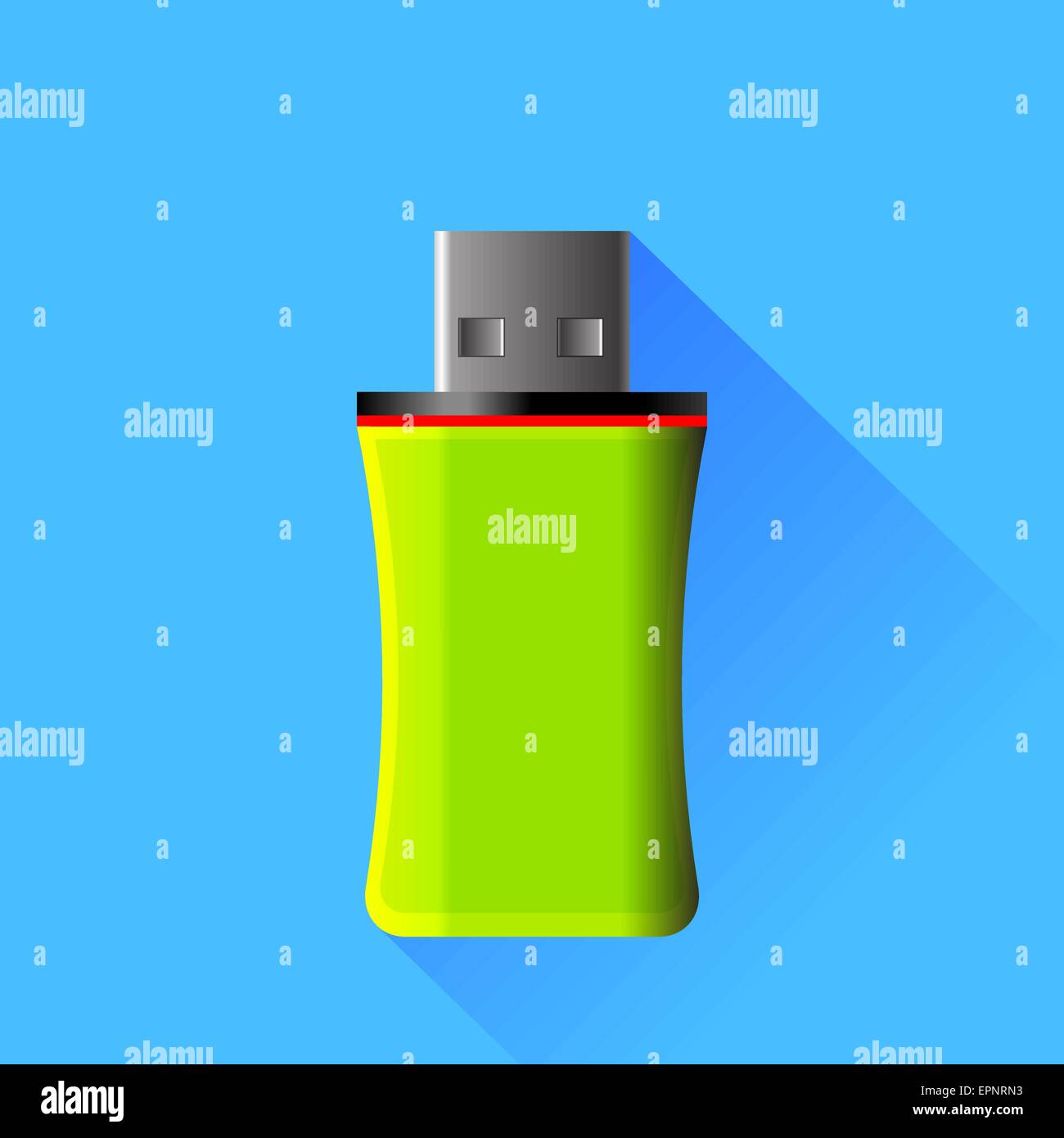 Green Memory Stick Stock Vector Image & Art - Alamy