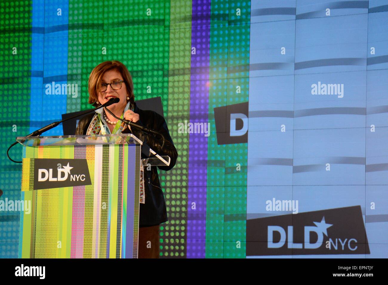 On May 6-7 2015.- Steffi Czerny during the DLD Conferences in New York ...