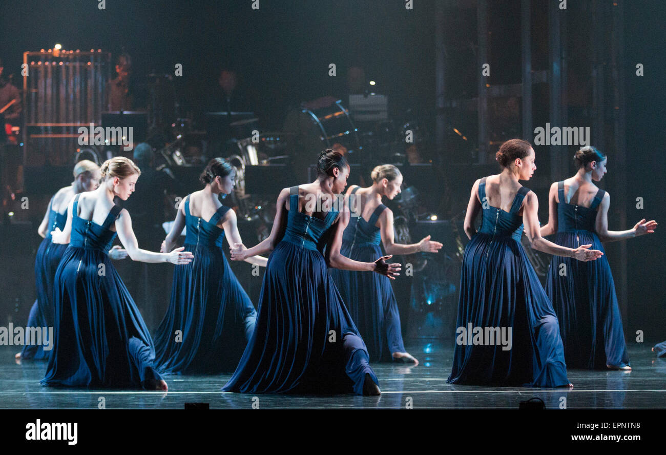 12/05/2015. London, England. Rambert Dance Company perform the World ...