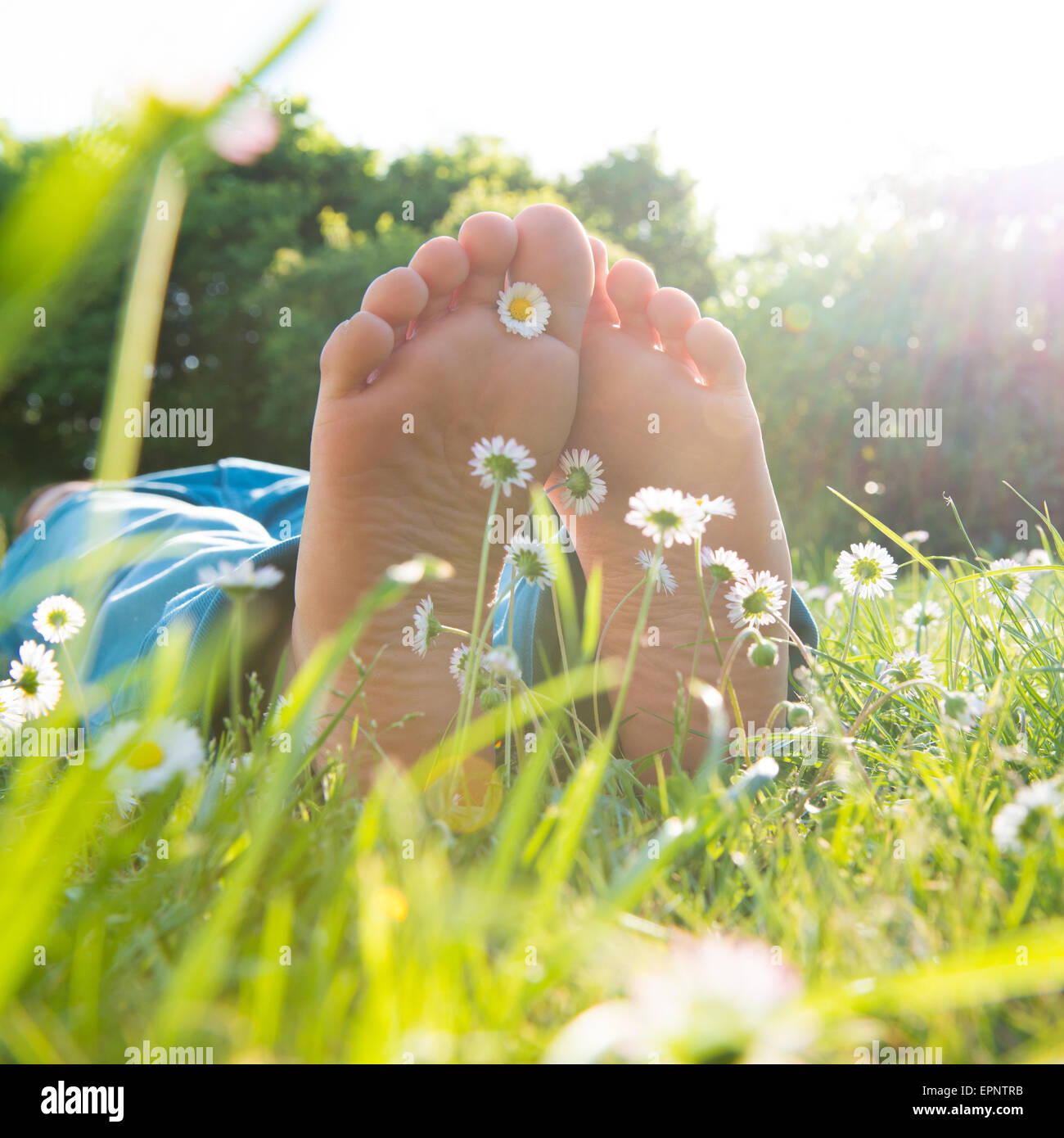 Childrens feet hi-res stock photography and images - Alamy