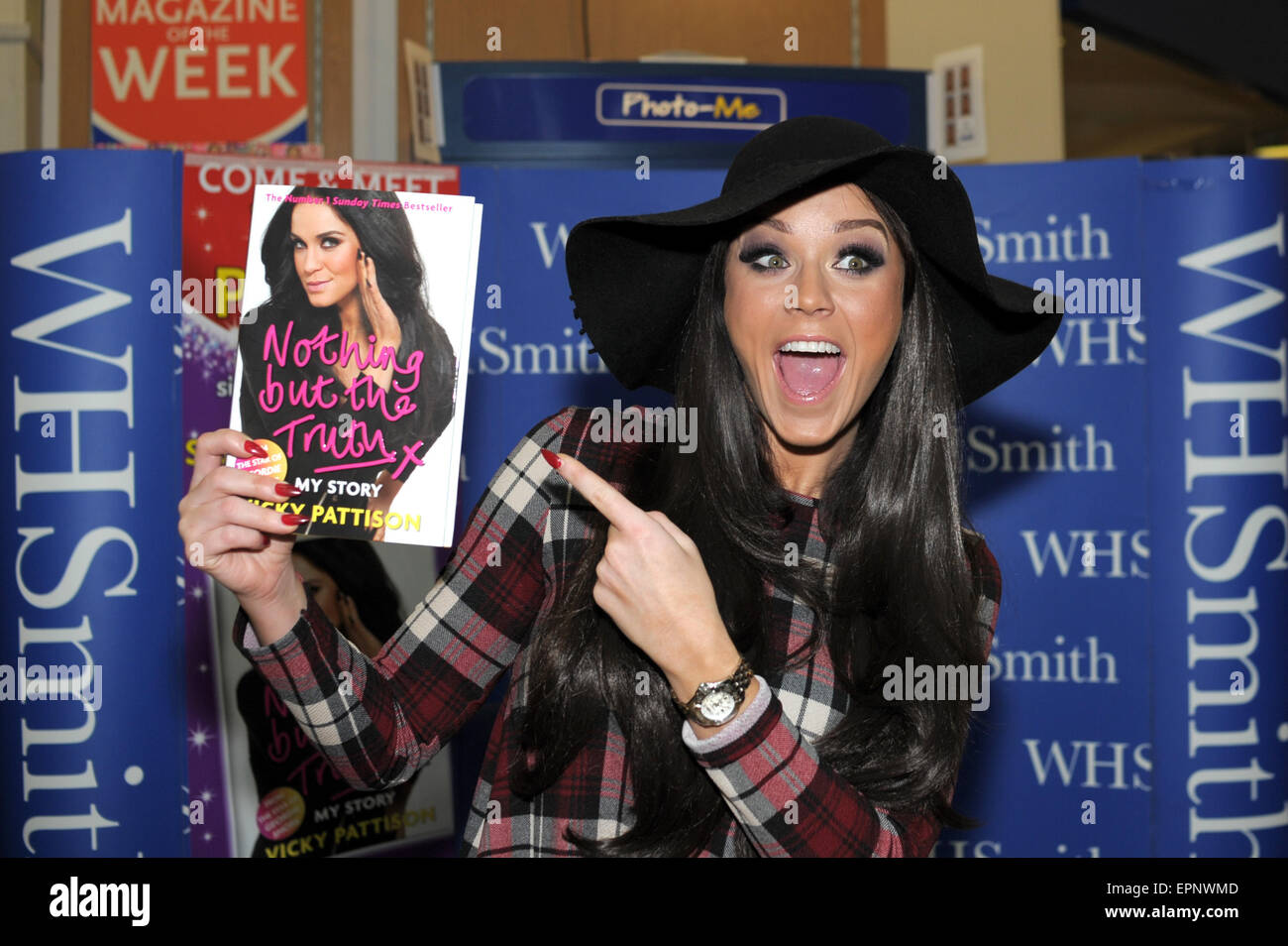 **File Photo** 'Geordie Shore' star Vicky Pattison signs copies of her ...