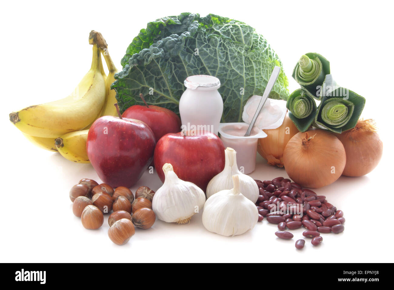 Probiotic (or prebiotic) range of foods good for immunity and the gut ...