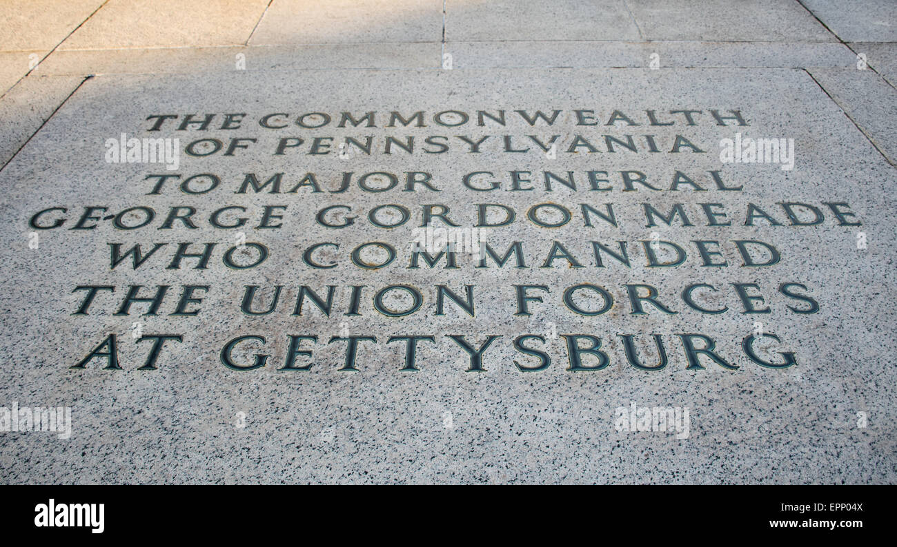 WASHINGTON DC — The memorial monument dedicated to Major General George ...