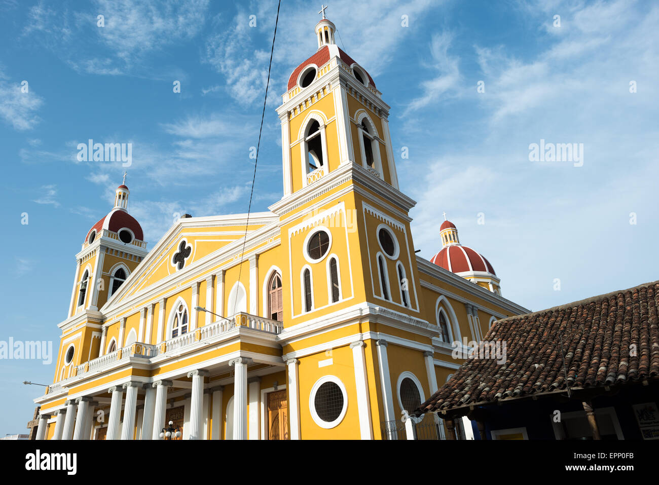 Cathedral Of Granada Parque Central Granada Nicaragua // GRANADA ...