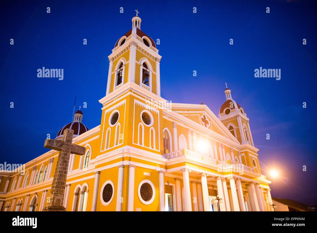 Cathedral Of Granada Parque Central Granada Nicaragua // GRANADA ...