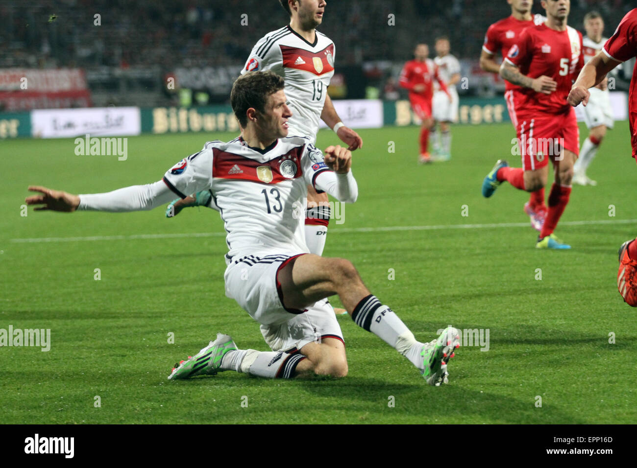 UEFA Euro 2016 Qualifier Group D - Germany (4) v (0) Gibraltar at ...