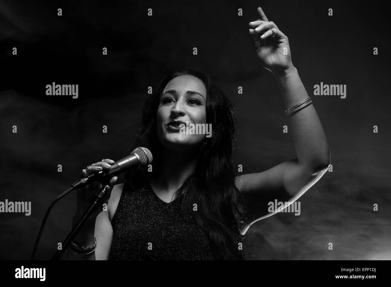 Feminine singer hi-res stock photography and images - Alamy