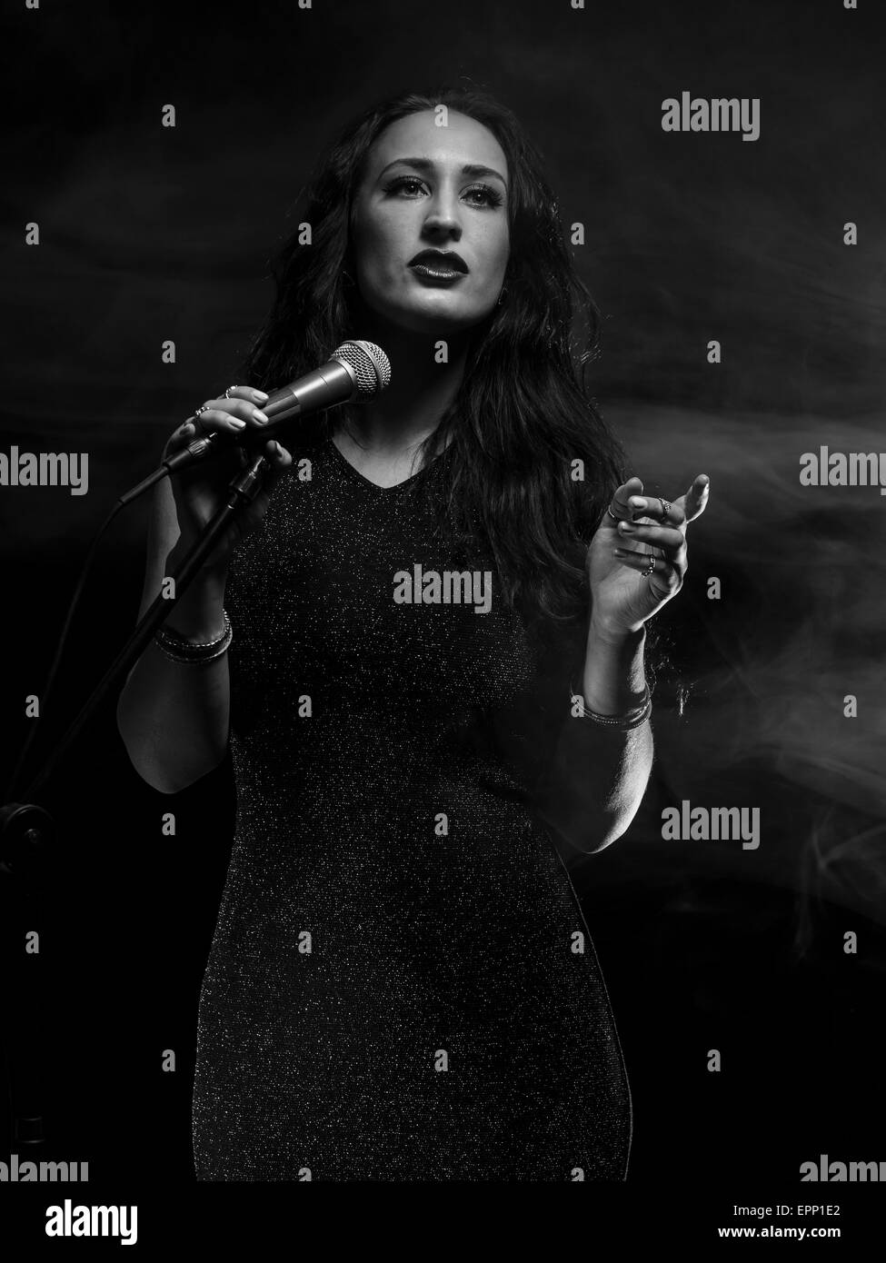 Feminine singer hi-res stock photography and images - Alamy
