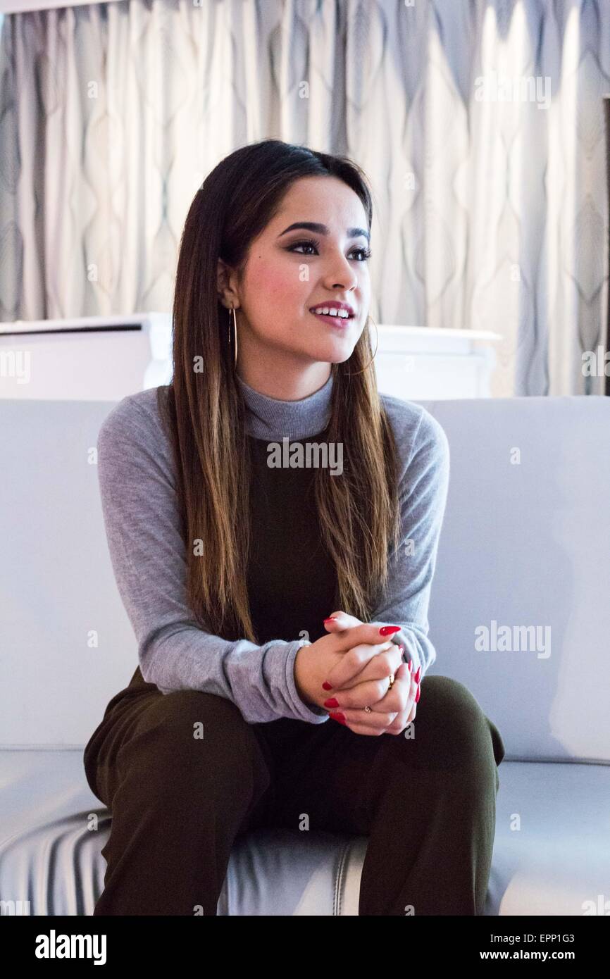 Interview with performer Becky G in Berlin Featuring: Becky G Where ...