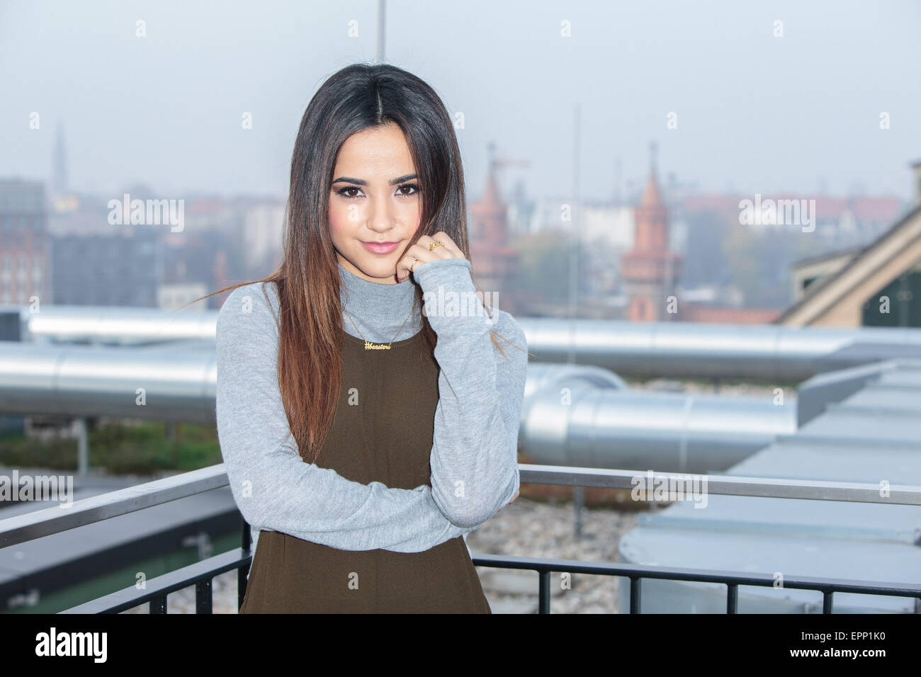 Interview with performer Becky G in Berlin Featuring: Becky G Where ...