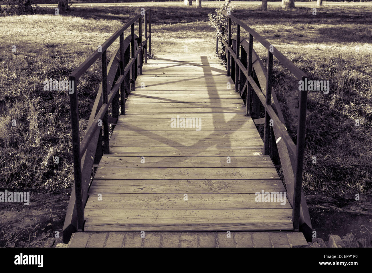 A landscape view of a bridge Stock Photo - Alamy