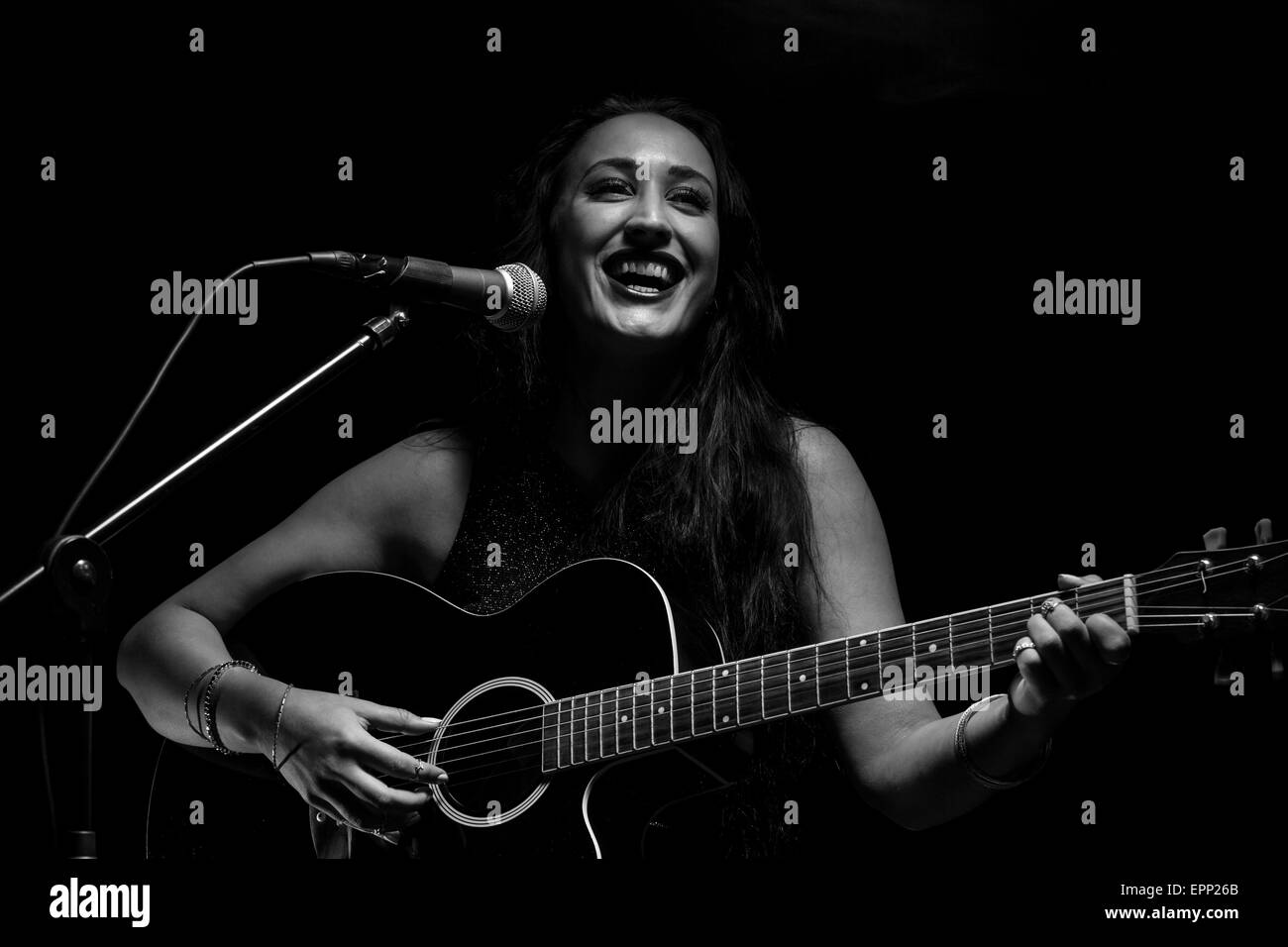Musician playing guitar talented performer hi-res stock photography and ...