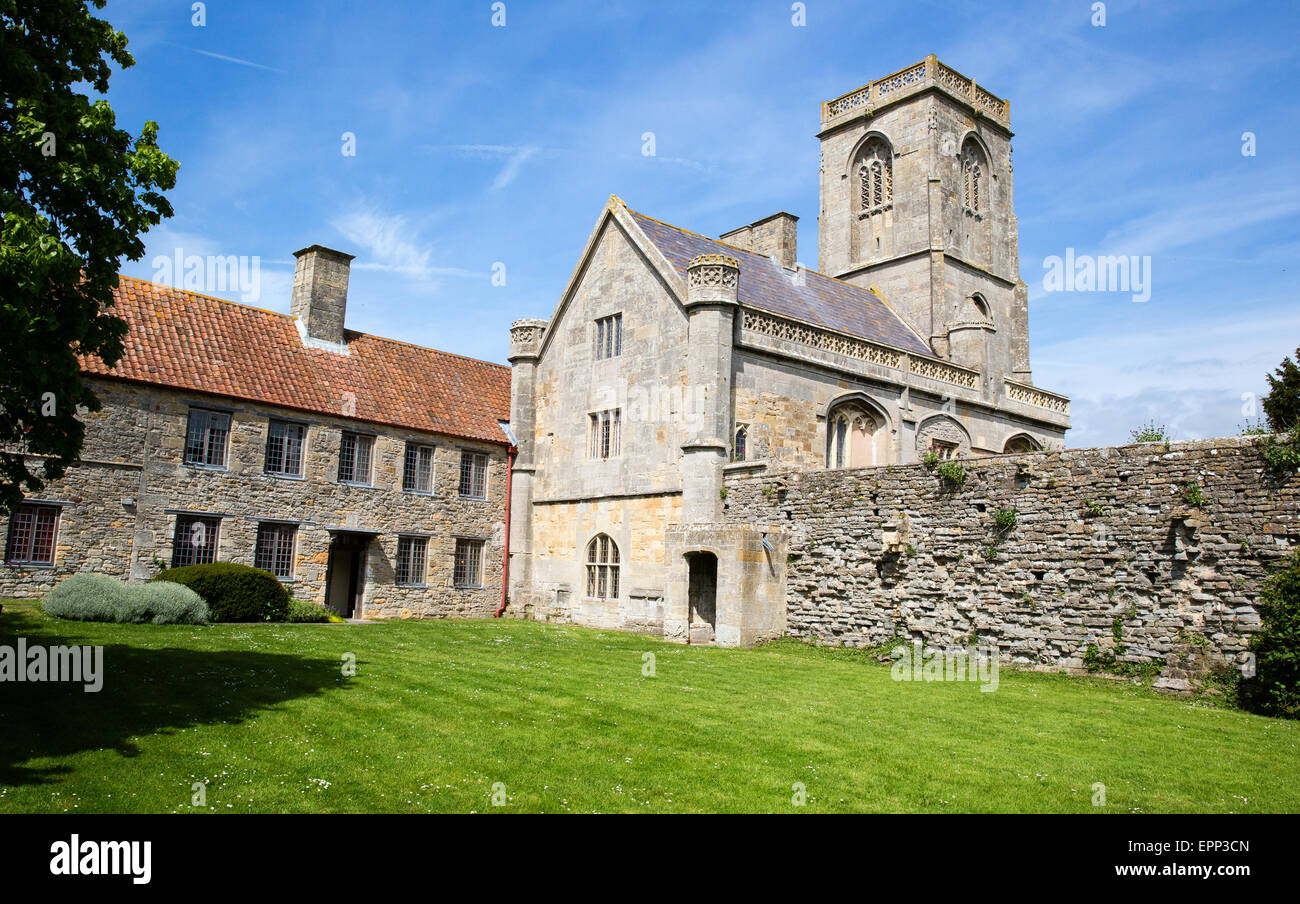 Woodspring Priory is a former Augustinian priory near Sand Point on the ...