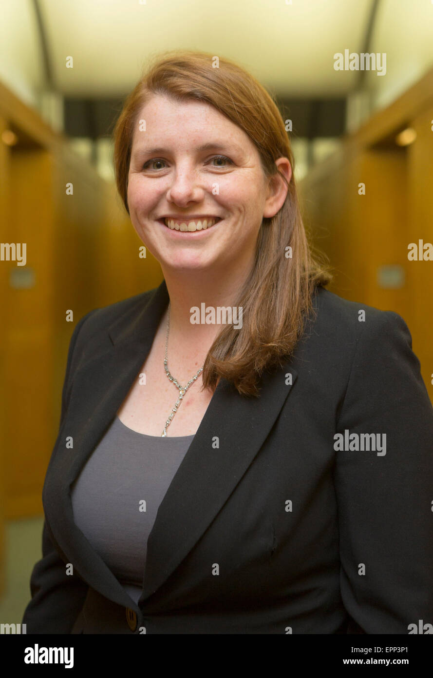 Labour MP for Wirral South Alison McGovern MP outside her office in ...