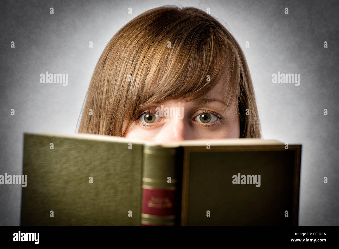 Reading Book Covering Face High Resolution Stock Photography and Images ...