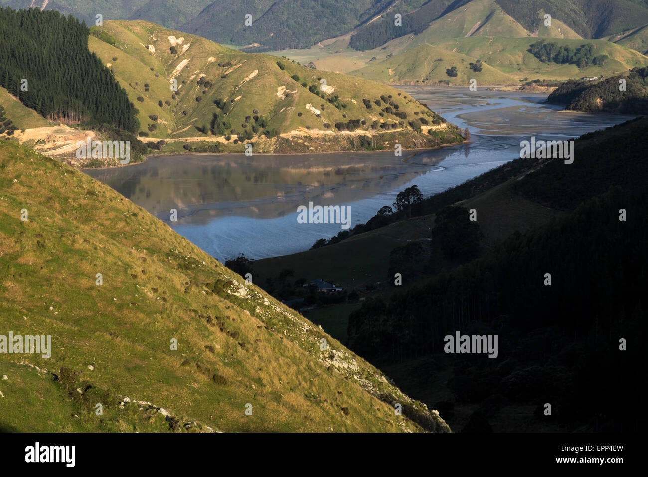 Estuary aerial new zealand hi-res stock photography and images - Alamy