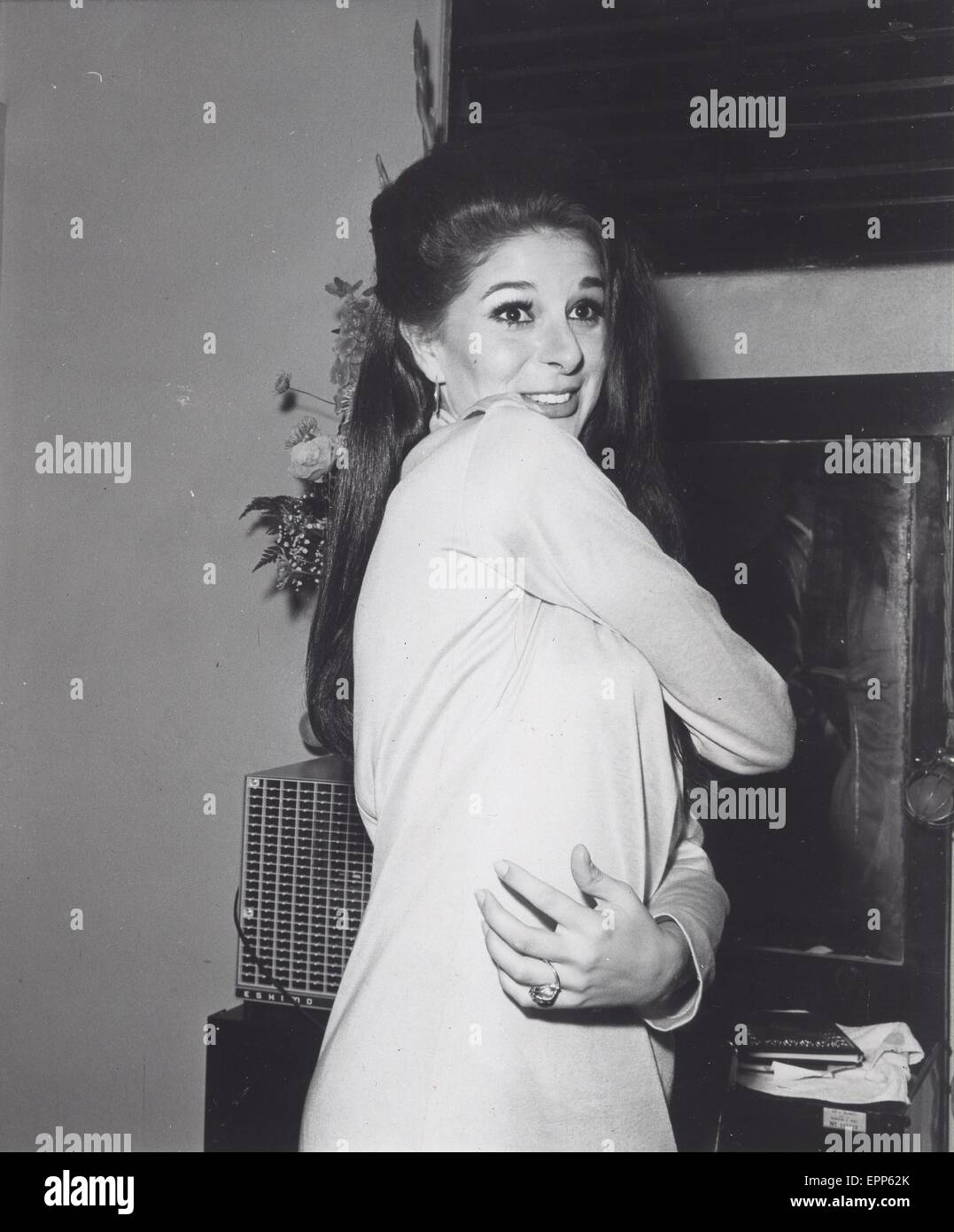 BOBBIE GENTRY at singing star backstage, Greek Theatre in Los Angeles ...