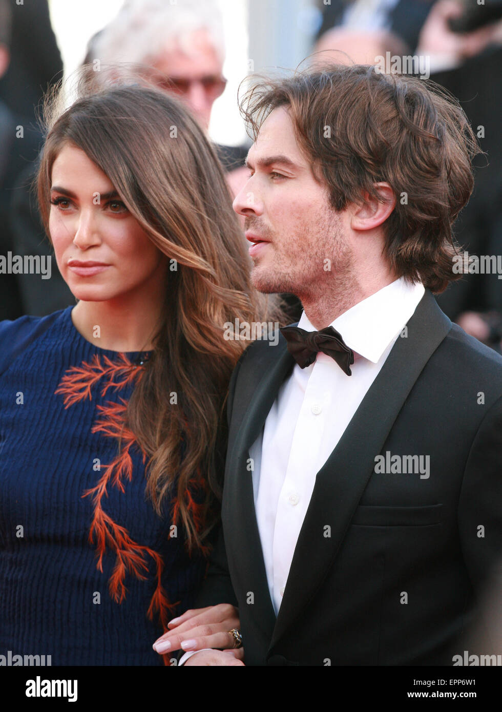 Cannes, France, 20th May, 2015. Nikki Reed and Ian Somerhalder at the ...