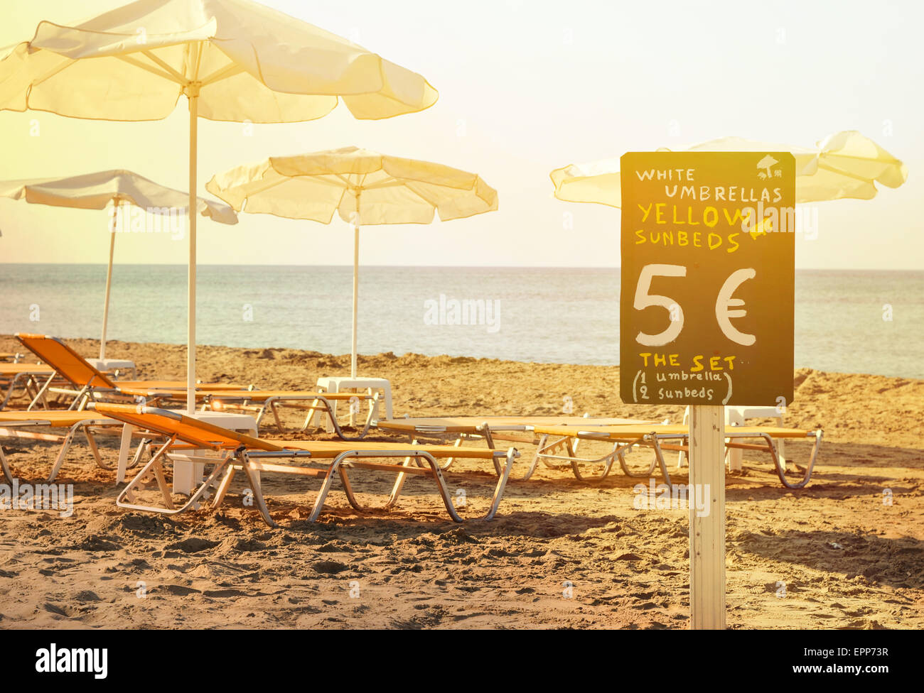 Beachfront advertising hi-res stock photography and images - Alamy