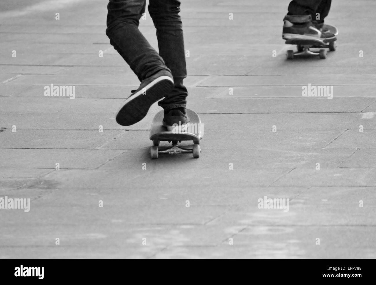 Skate park gathering Black and White Stock Photos & Images - Alamy