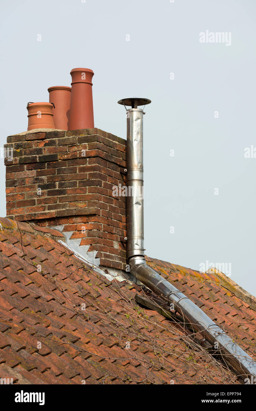 Stainless steel chimney hi-res stock photography and images - Alamy