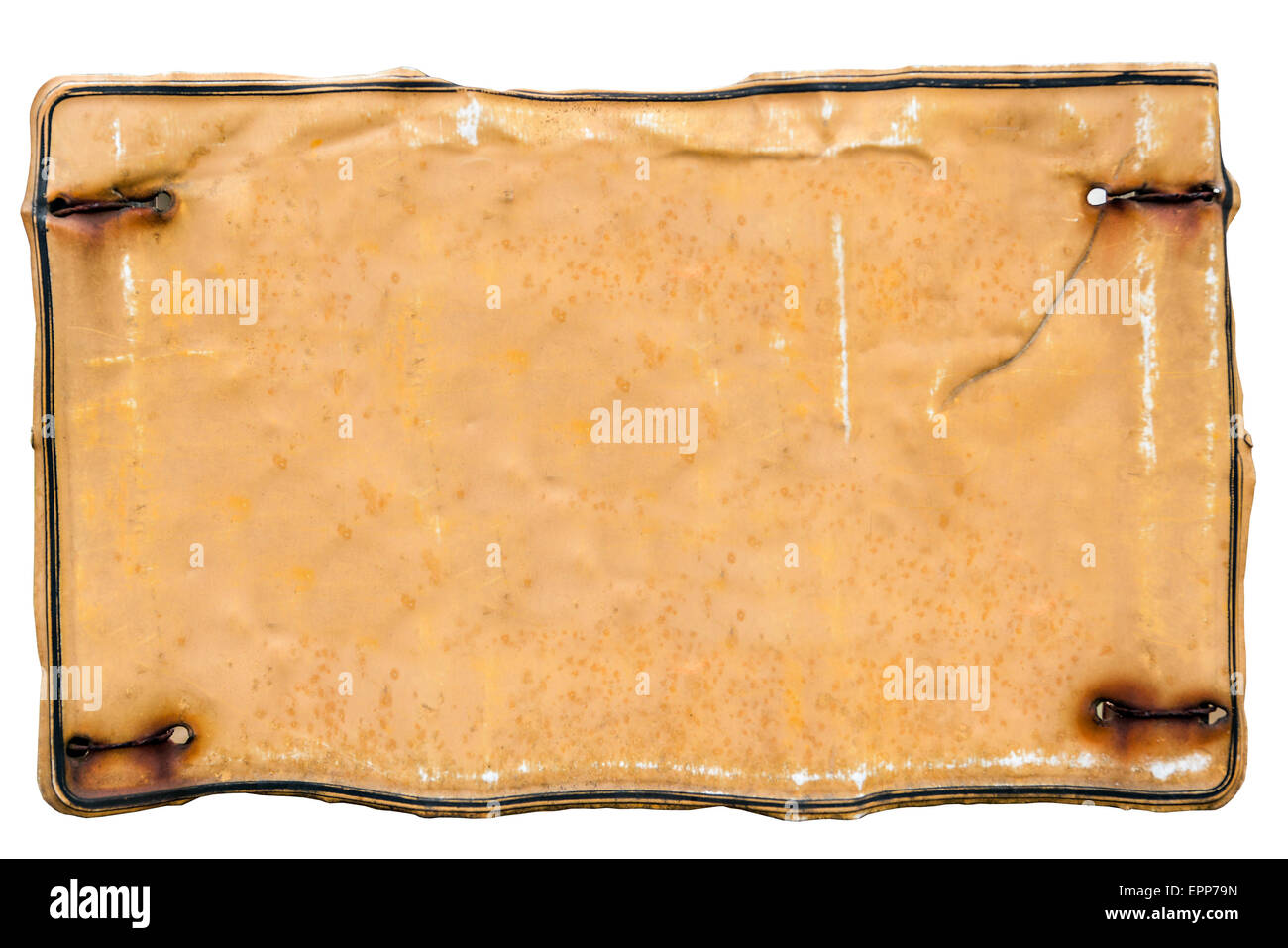 Empty metal plate hi-res stock photography and images - Alamy