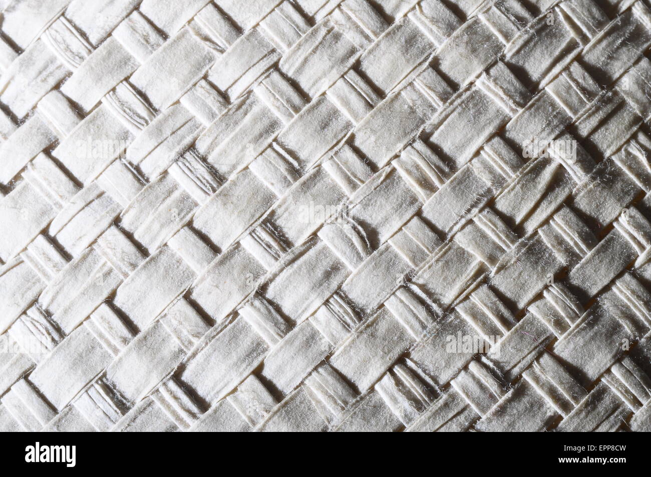 Macro of white braided cloth texture for background Stock Photo - Alamy