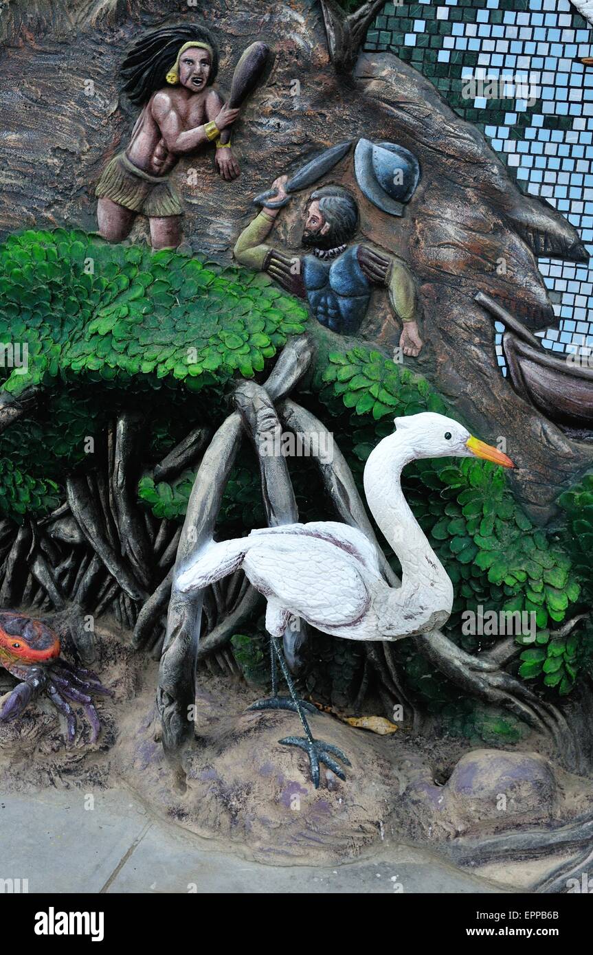 Garza bird - Monument to the Spanish Conquest in CORRALES. Department ...