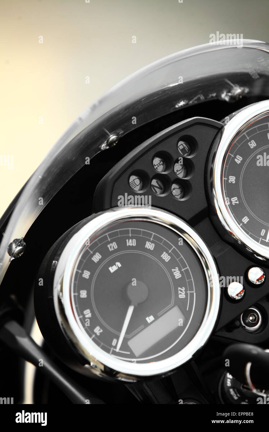 Color detail speedometer motorcycle hi-res stock photography and images ...