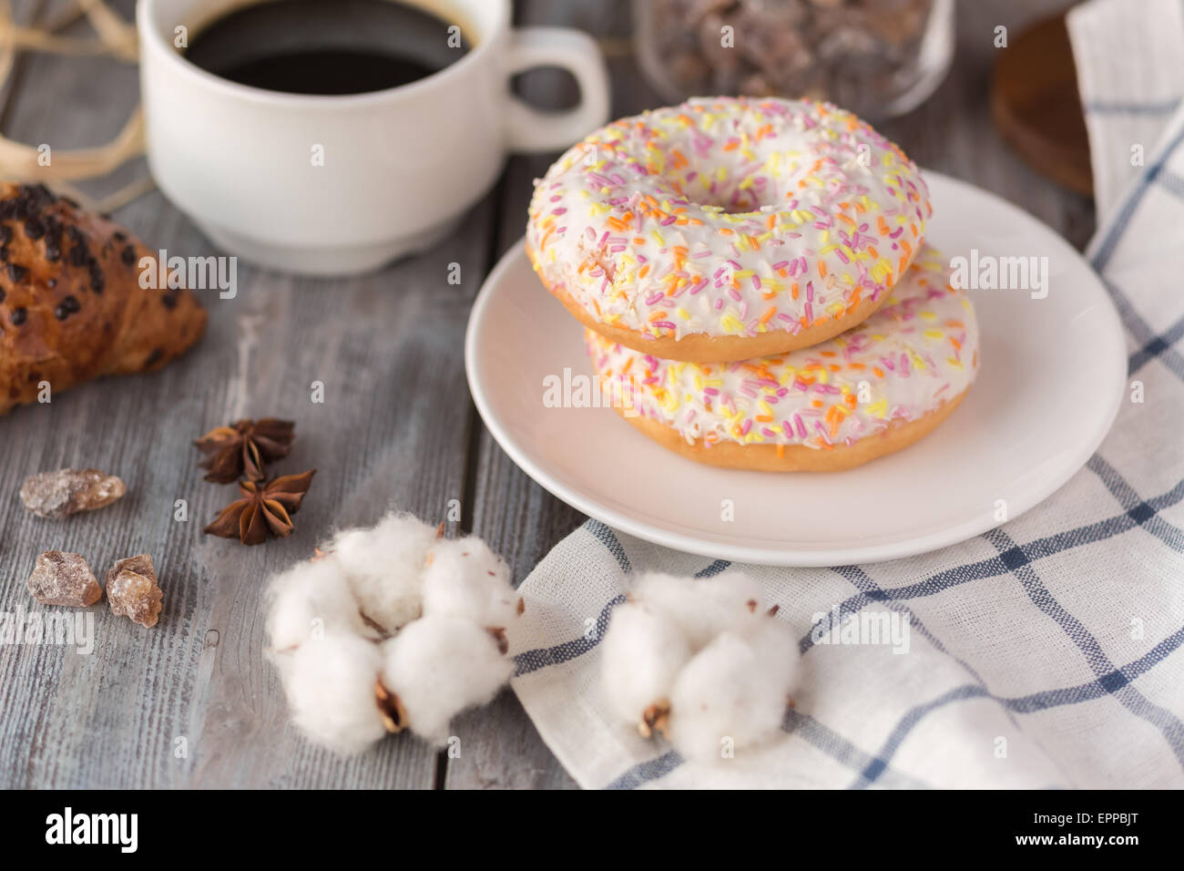 breakfast of coffee Stock Photo - Alamy
