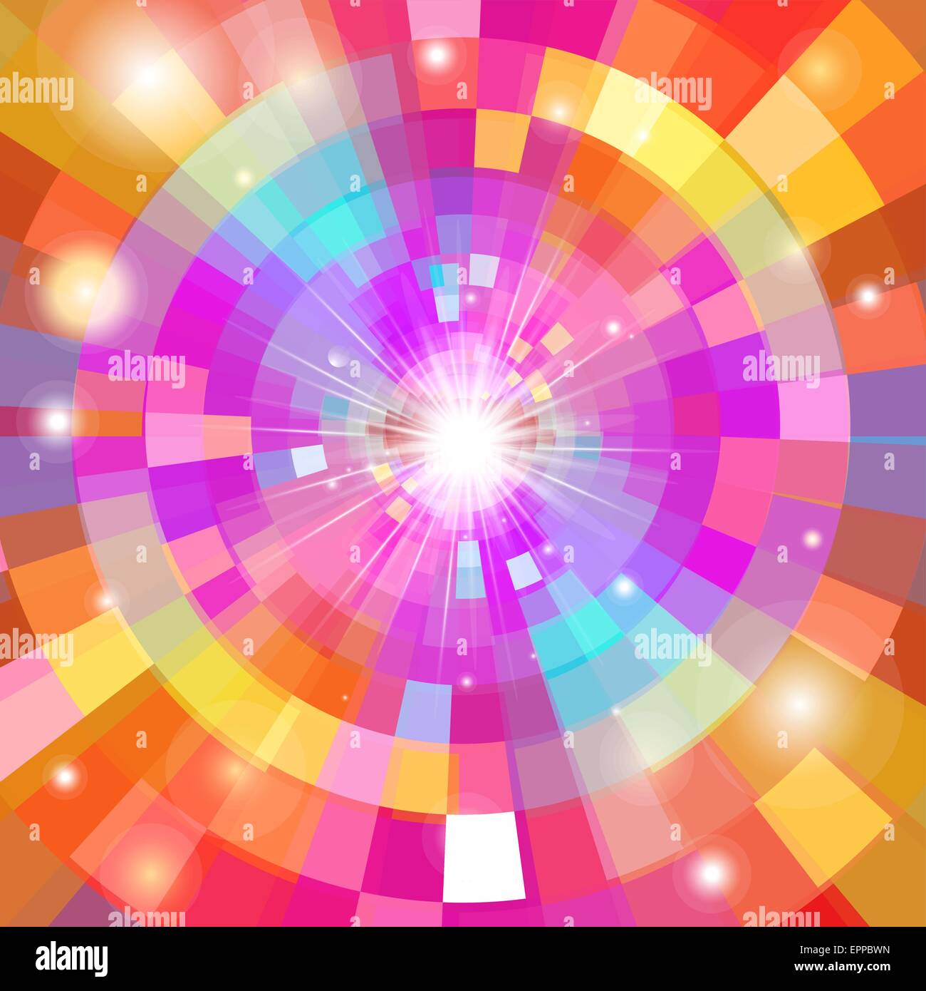 Abstract colorful background with sun Stock Vector Image & Art - Alamy