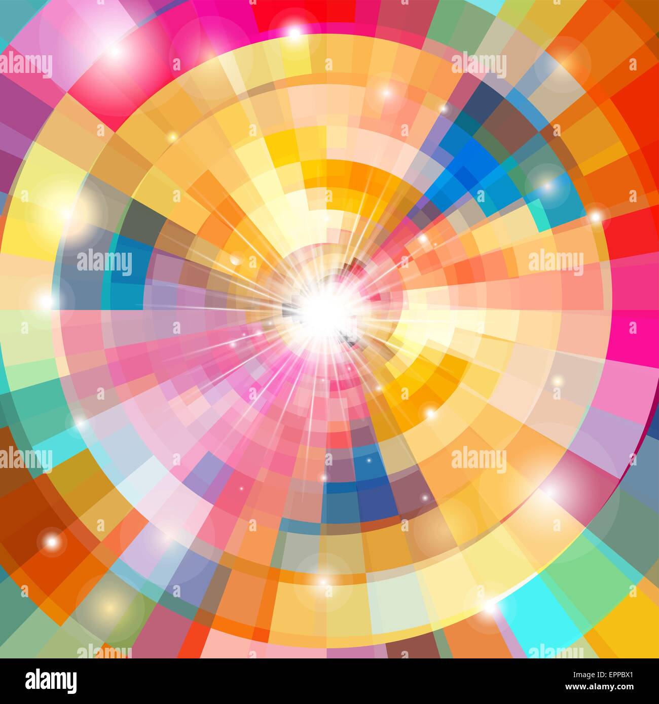 Abstract colorful background with sun Stock Vector Image & Art - Alamy