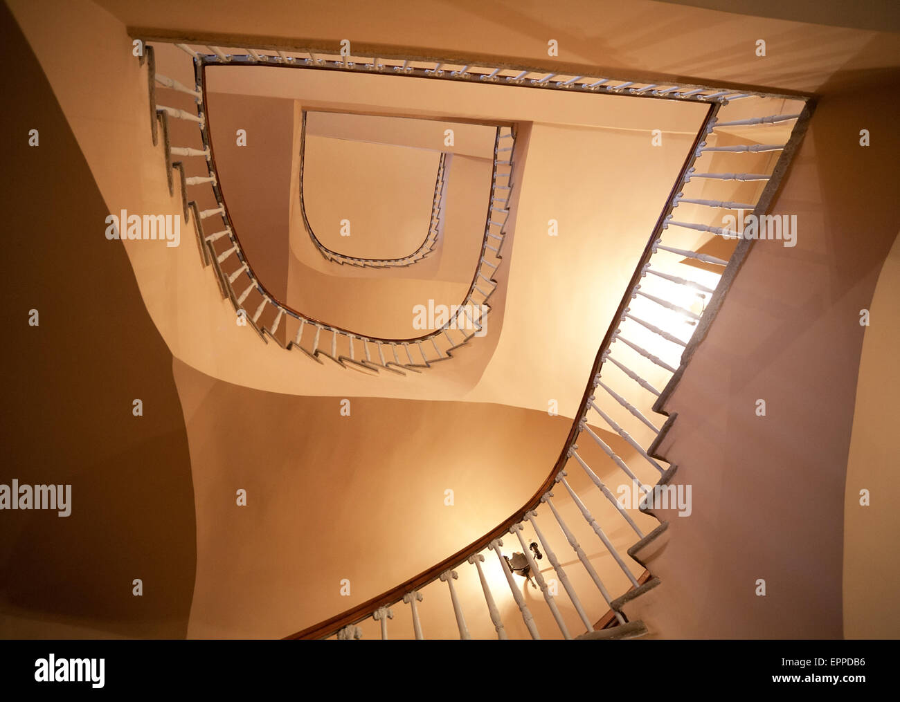 Staircase view architecture hi-res stock photography and images - Alamy