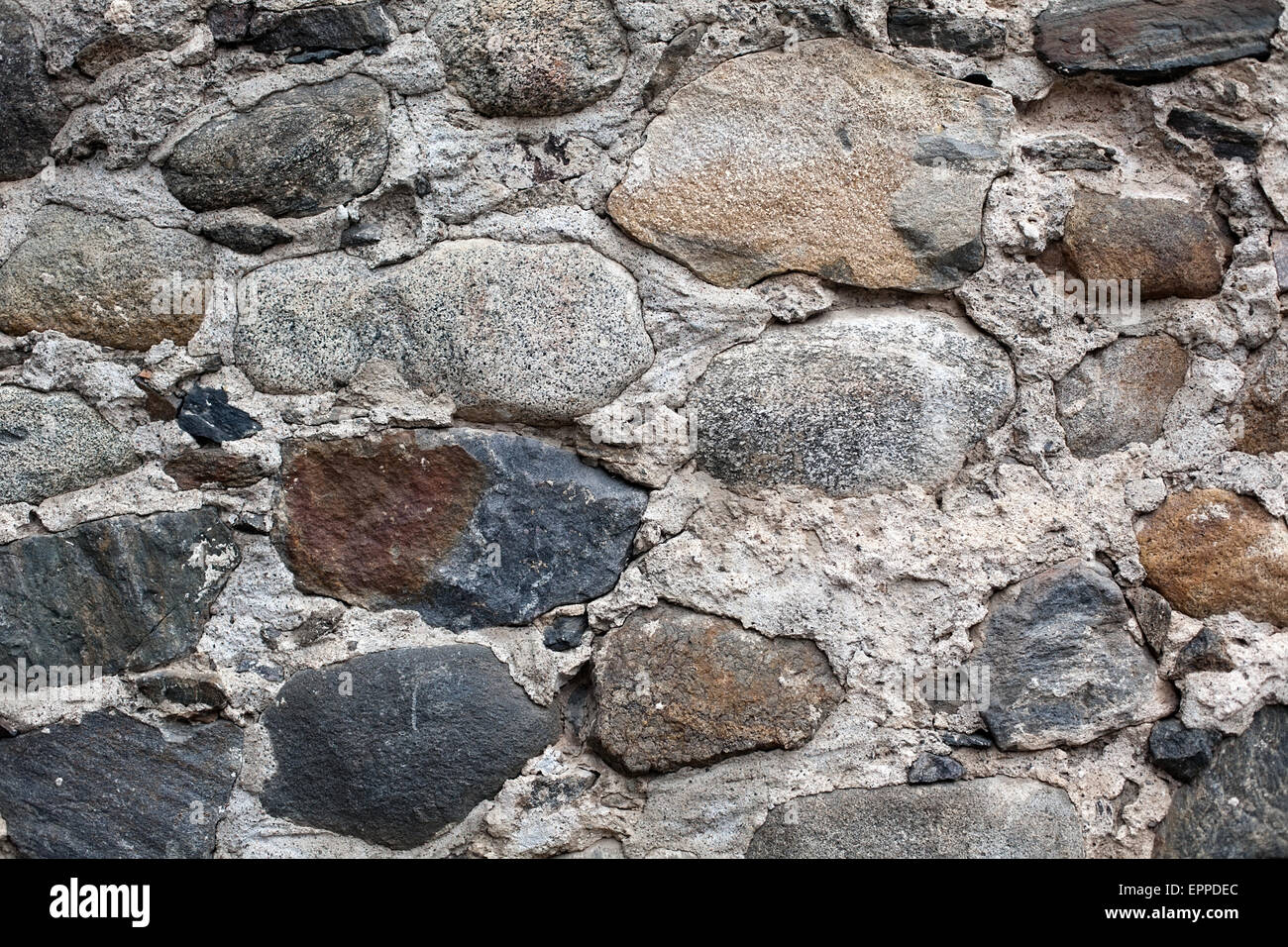 old fortress wall made from big stones masonry pattern background Stock ...