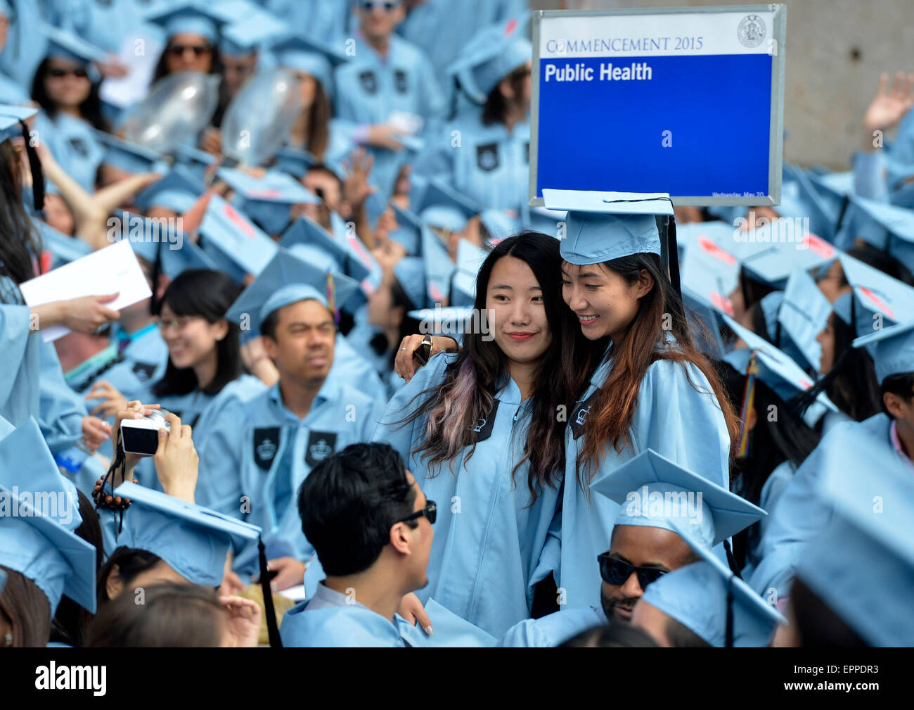 New York, USA. 20th May, 2015. Chinese Graduates of Columbia University ...