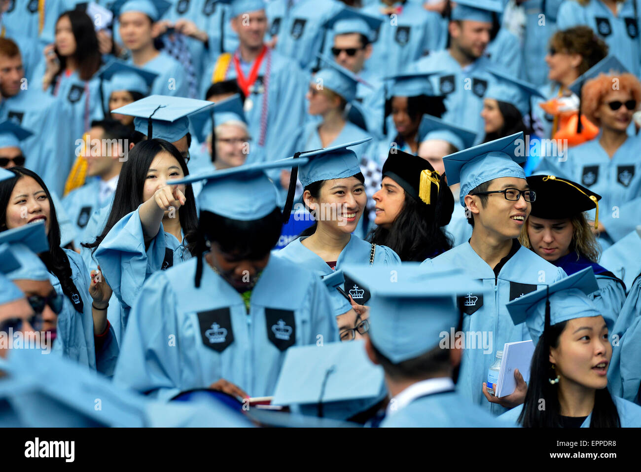 New York, USA. 20th May, 2015. Chinese Graduates of Columbia University ...