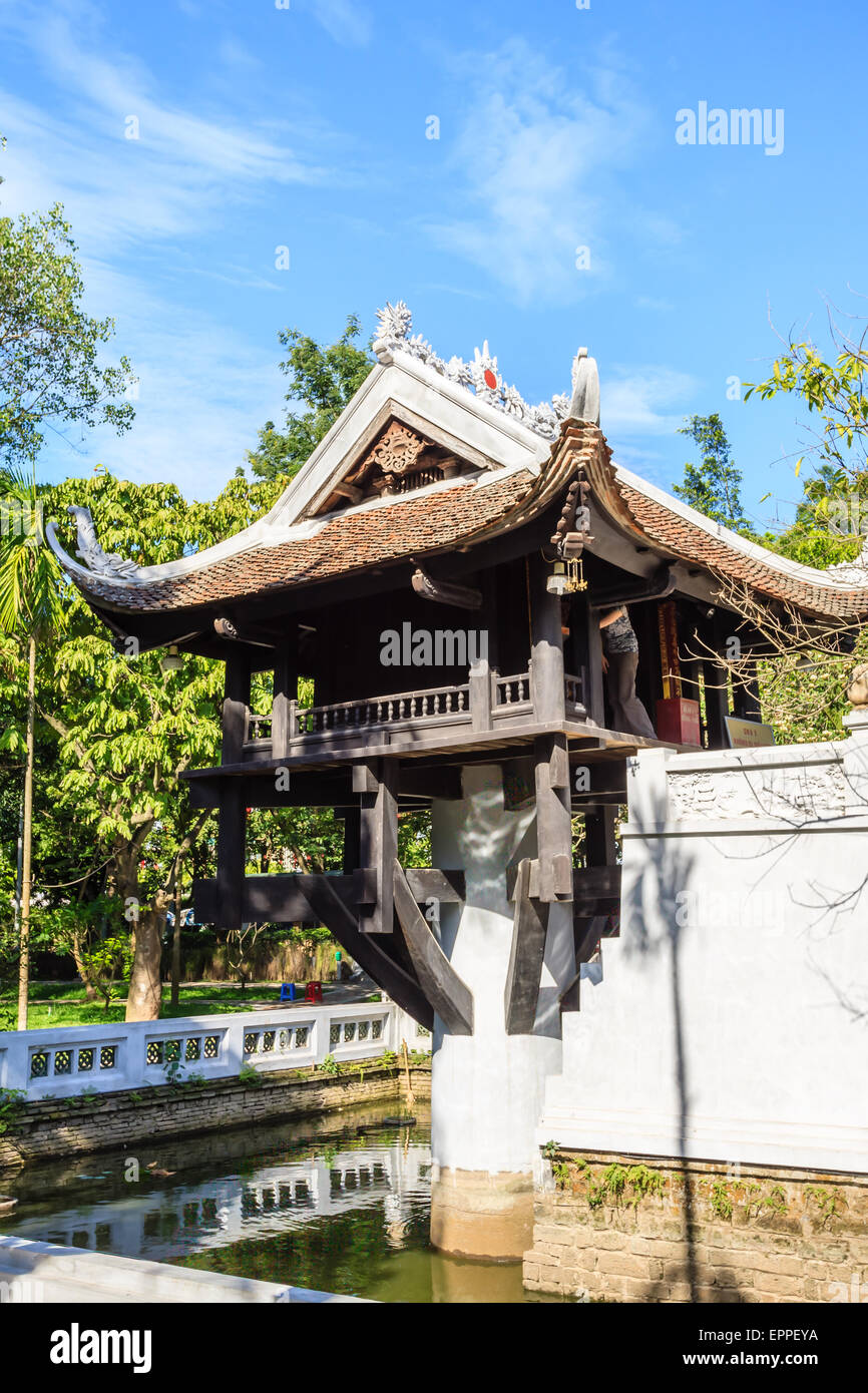 Vietnam temple in Hanoi, Vietnam Stock Photo - Alamy