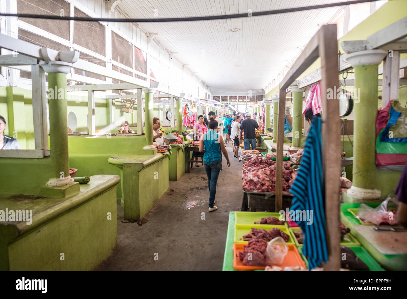 Butcher shop in central market hi-res stock photography and images - Alamy