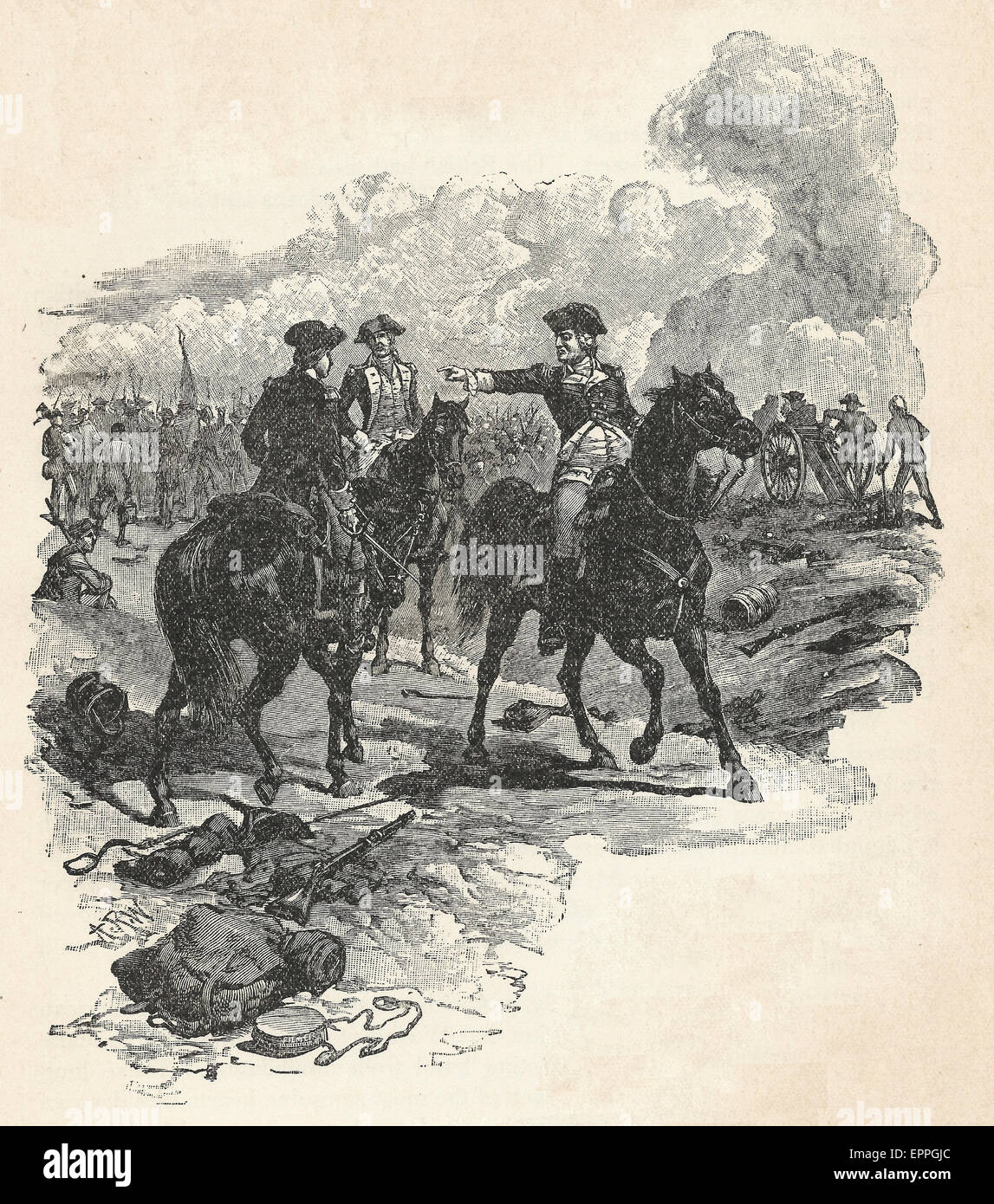 General George Washington Reproving General Charles Lee at Monmouth ...