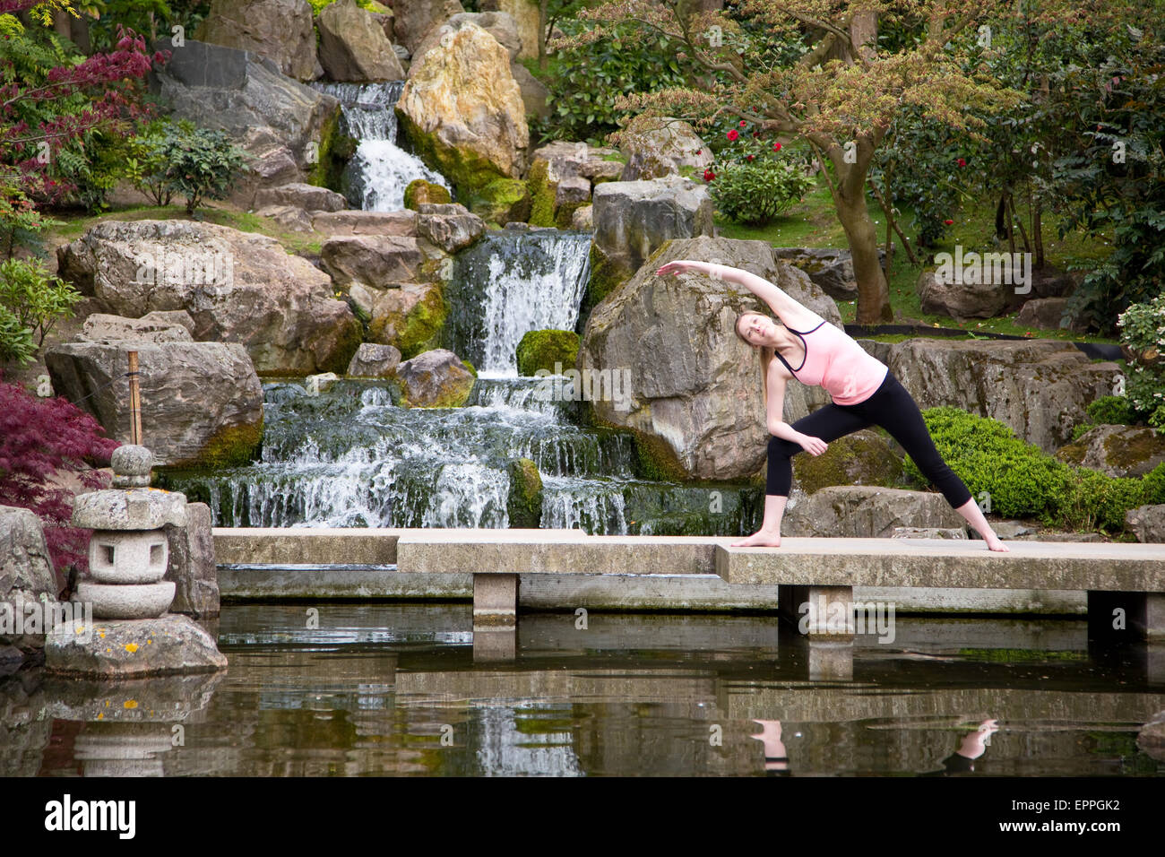 young woman practicing yoga Stock Photo - Alamy young woman practicing yoga Stock Photo - Alamy