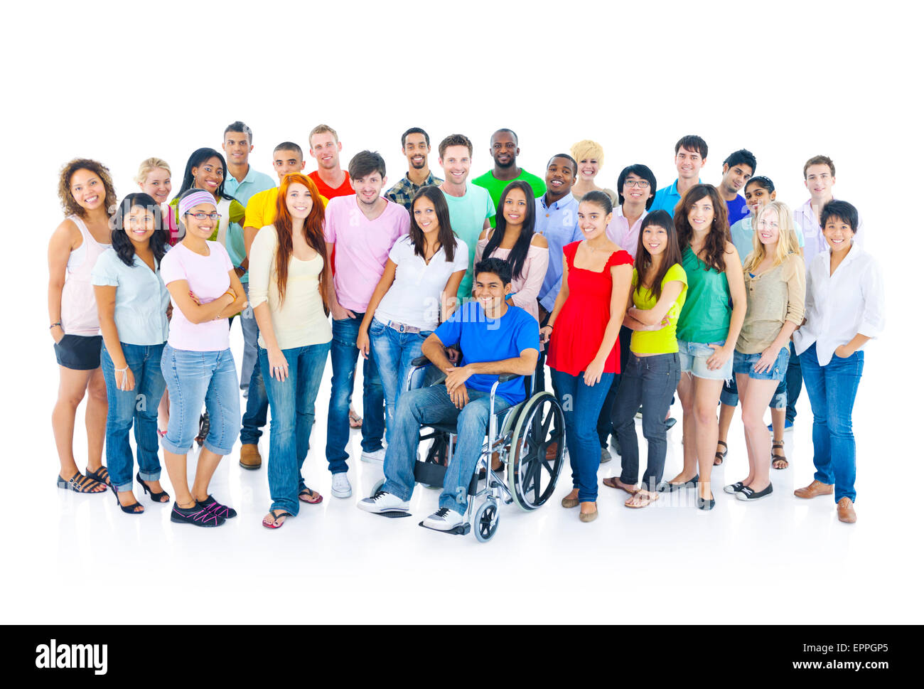 Crowd students Cut Out Stock Images & Pictures - Alamy