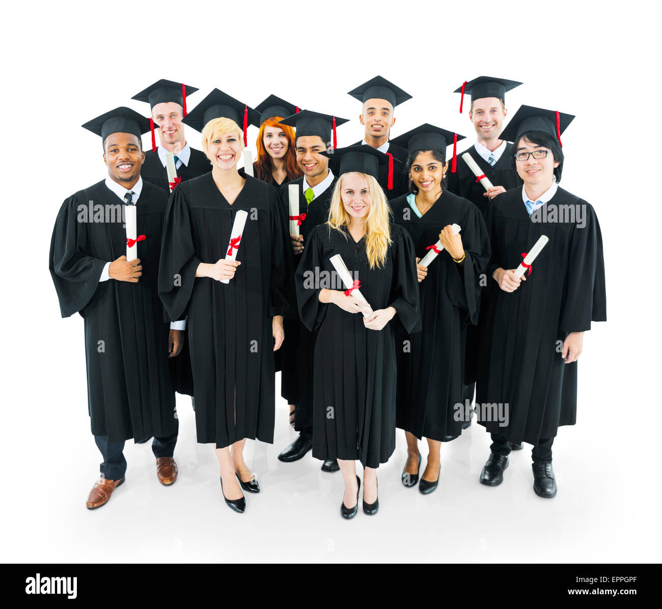 Young students graduation ceremony hi-res stock photography and images ...