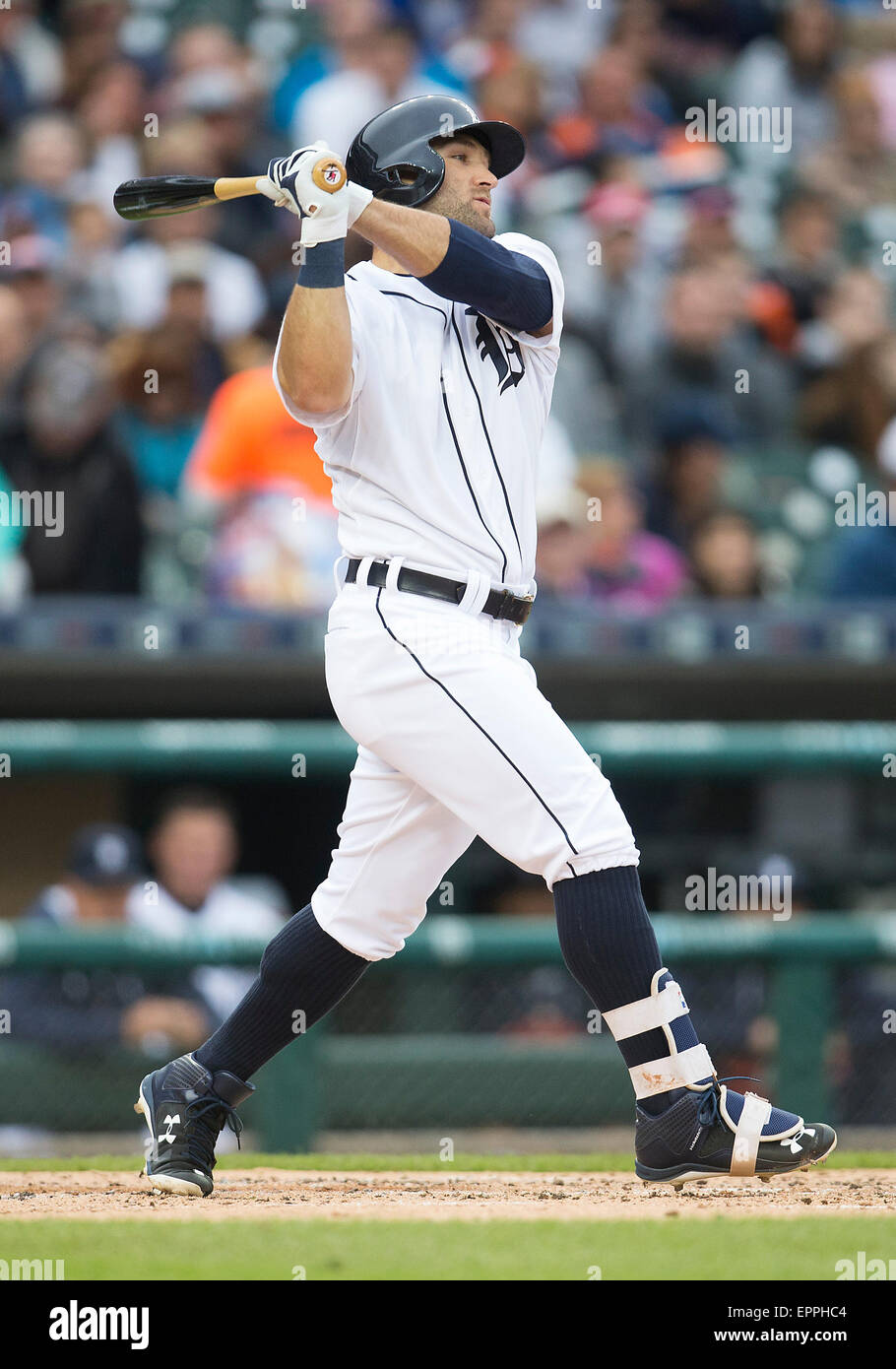 Detroit, Michigan, USA. 20th May, 2015. Detroit Tigers outfielder Tyler ...