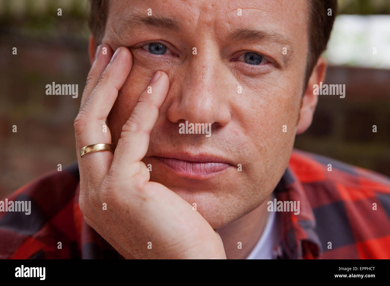 London, Britain. 15th May, 2015. Jamie Oliver, British chef, TV host ...