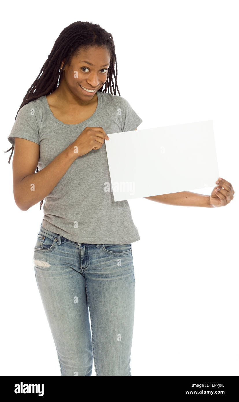 Model isolated on plain background in studio Stock Photo - Alamy