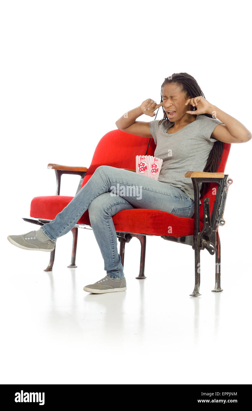 Model isolated on plain background in studio Stock Photo - Alamy