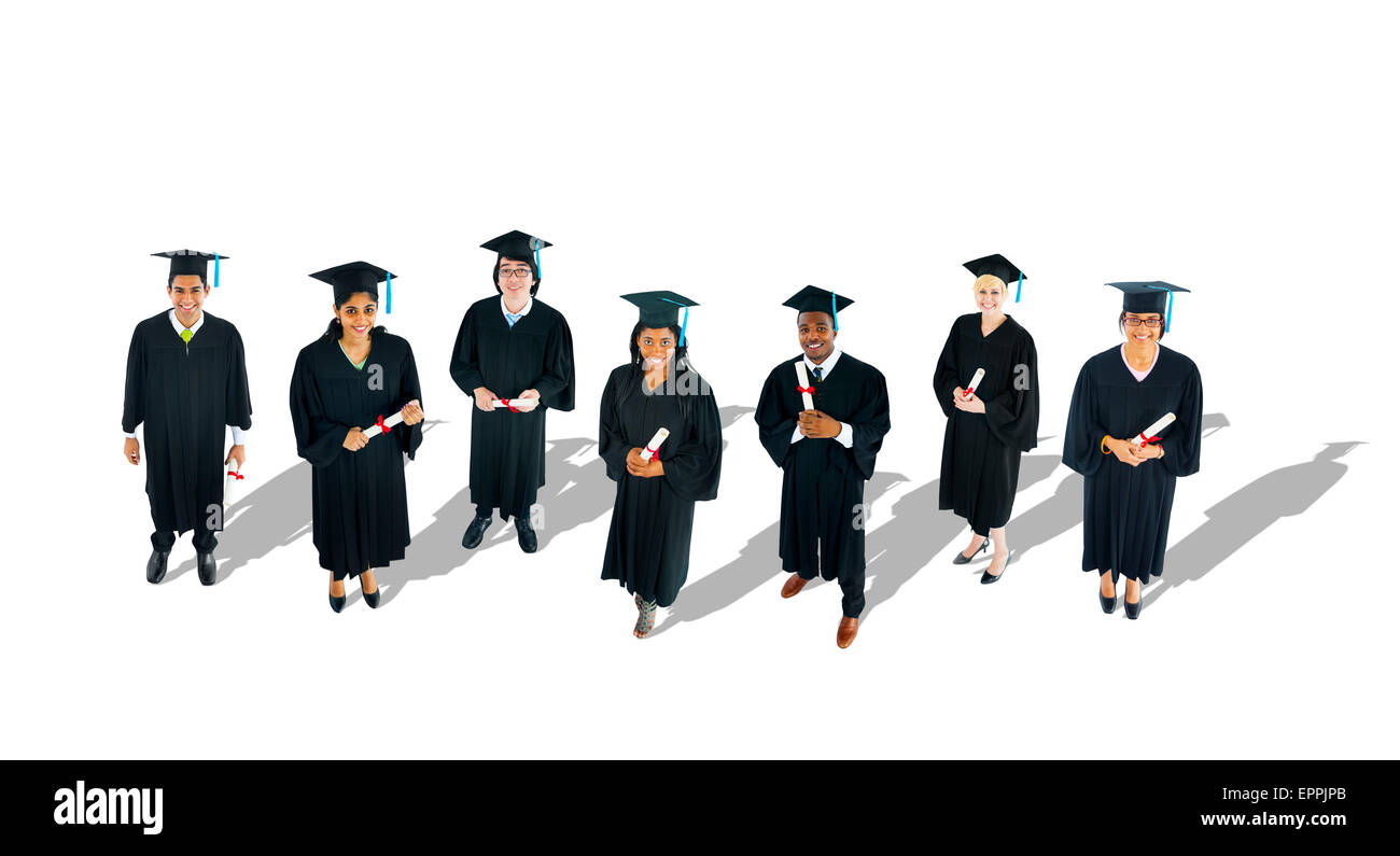 University graduates day Cut Out Stock Images & Pictures - Alamy