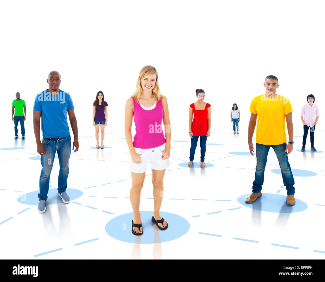 Diversity of people and social networking Stock Photo - Alamy